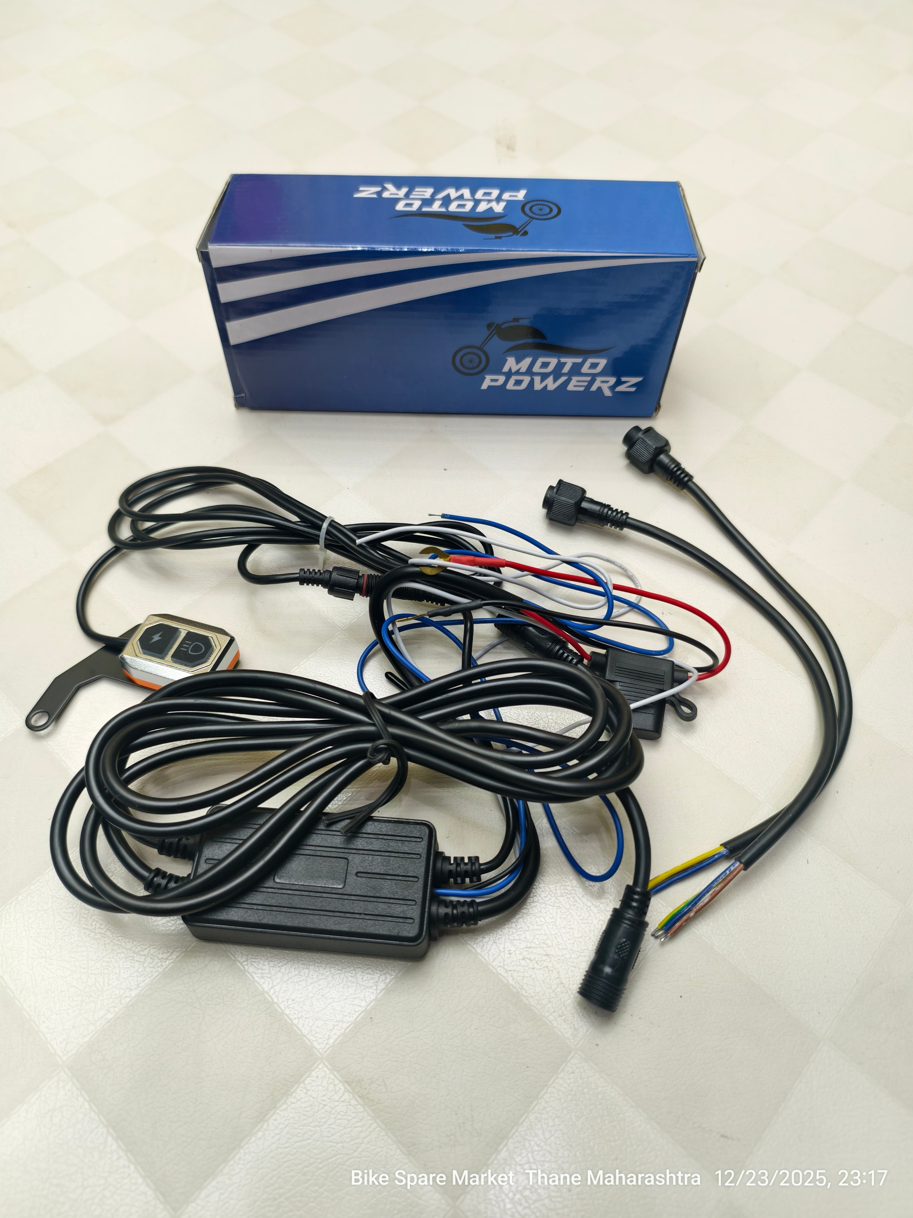 Moto Powerz Harness 3 Wire With Passing Function ( Double Colour Spot ...